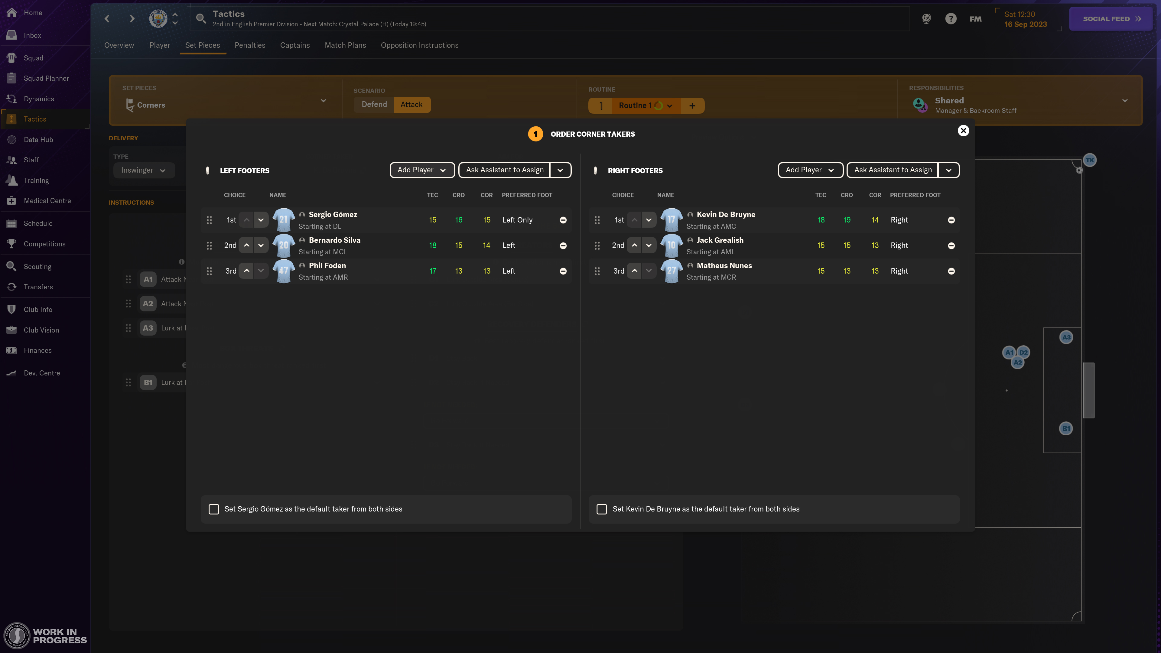 FM24 - Set piece refresh and coaches - FMInside Football Manager Community